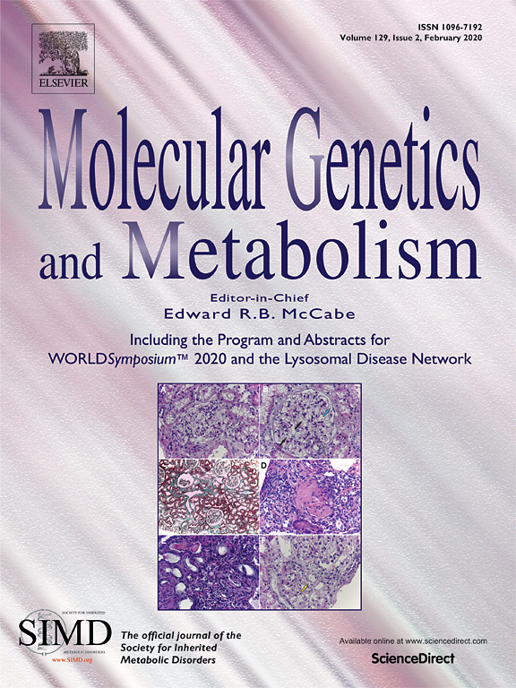 MOLECULAR GENETICS AND METABOLISM-常笑医学网